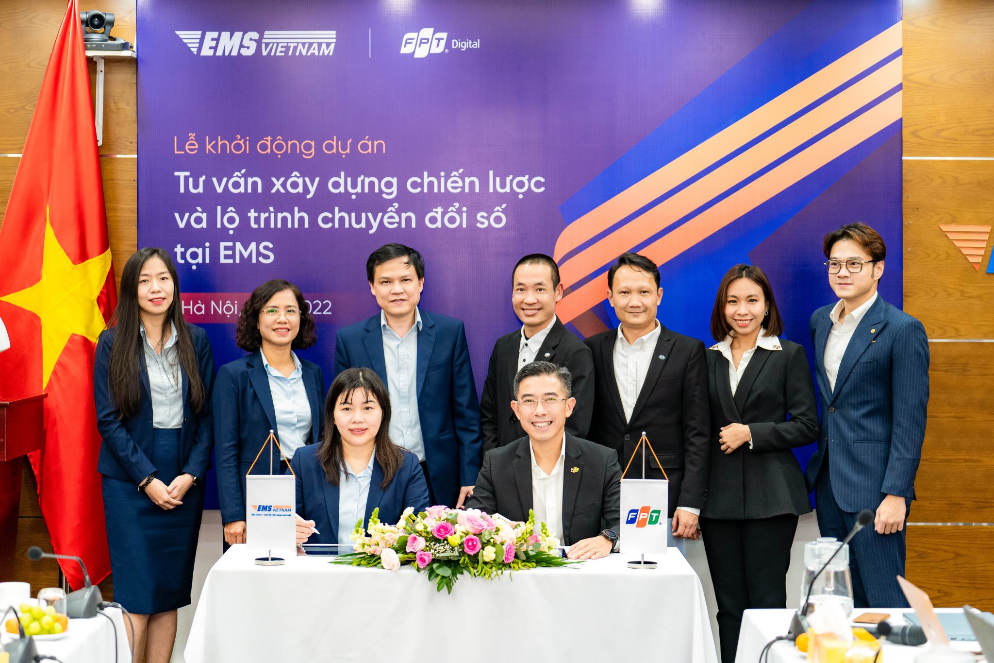 EMS Vietnam and FPT Digital officially kicked off the Digital ...